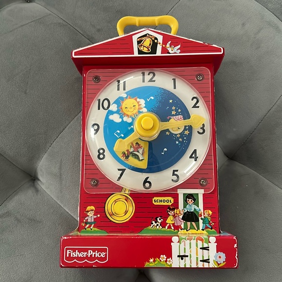 Fisher-Price | Toys | Fisherprice Music Box Teaching Clock | Poshmark